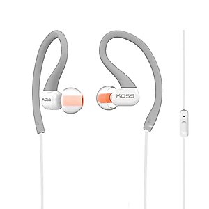 Koss KSC32i GRY Sport Clip Headphones, Grey