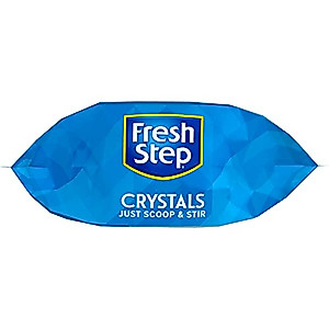 Fresh Step Crystals Cat Litter, Ultra Lightweight and Absorbing, 16 lbs total, (2 Pack of 8lb Bags)