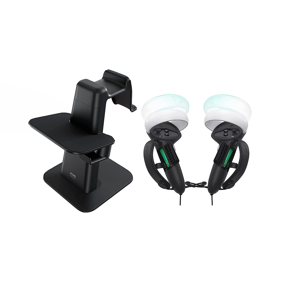 KIWI design VR Stand Accessories and Controller Grips Cover Accessories Compatible with Quest 2