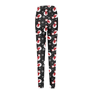 AMDBEL Plaid Leggings for Women High Waisted,Striped Leggings Plus Size, Women High Waist Workout Leggings Christmas Printed Gym Athletic Tummy Control Yoga Pants with Pockets Xmas Pants