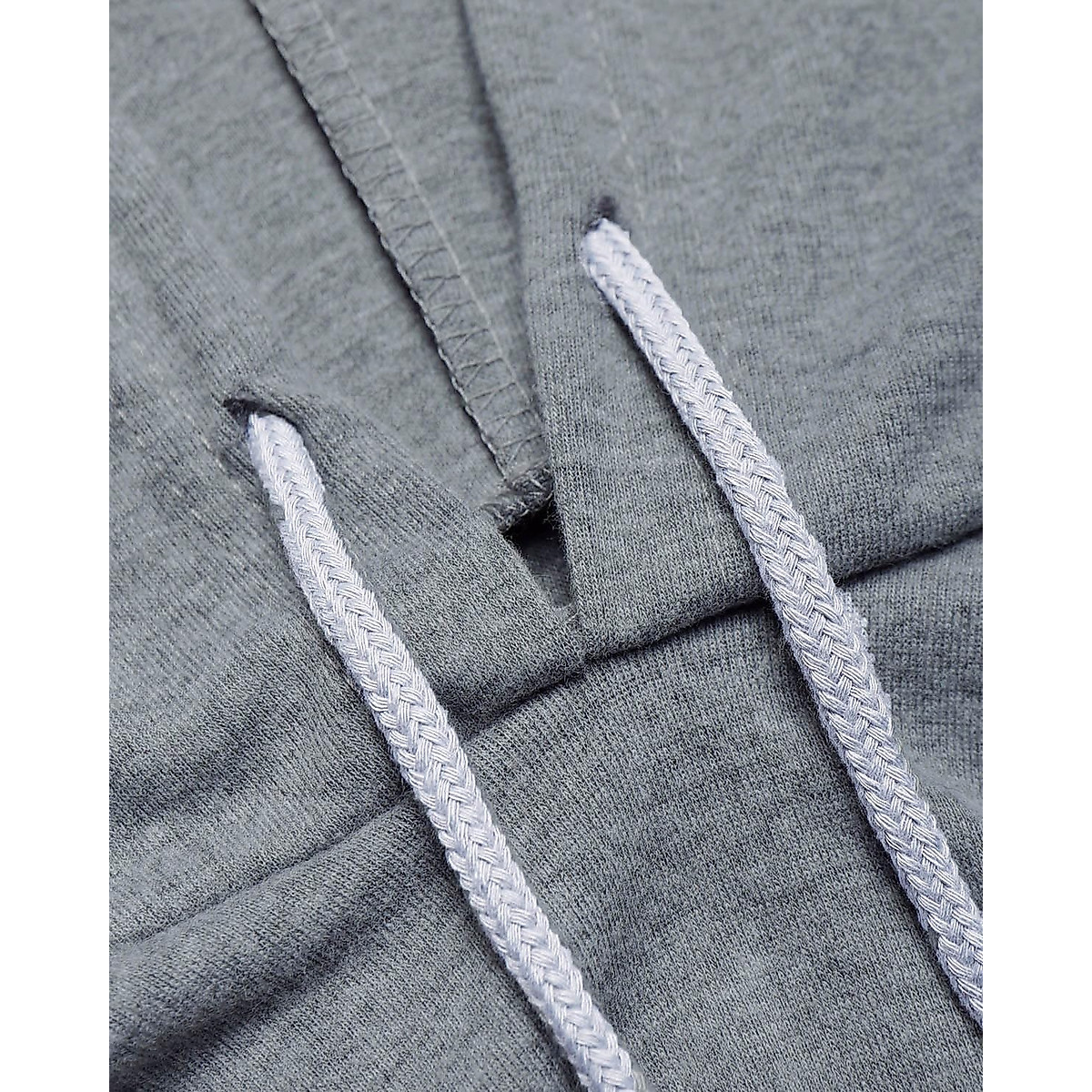 GIKING Women's Casual Hoodies Long Sleeve Split Hooded Long Maxi Sweatshirt Dress with Pockets 2023 Fall Fashion（Gray,L）