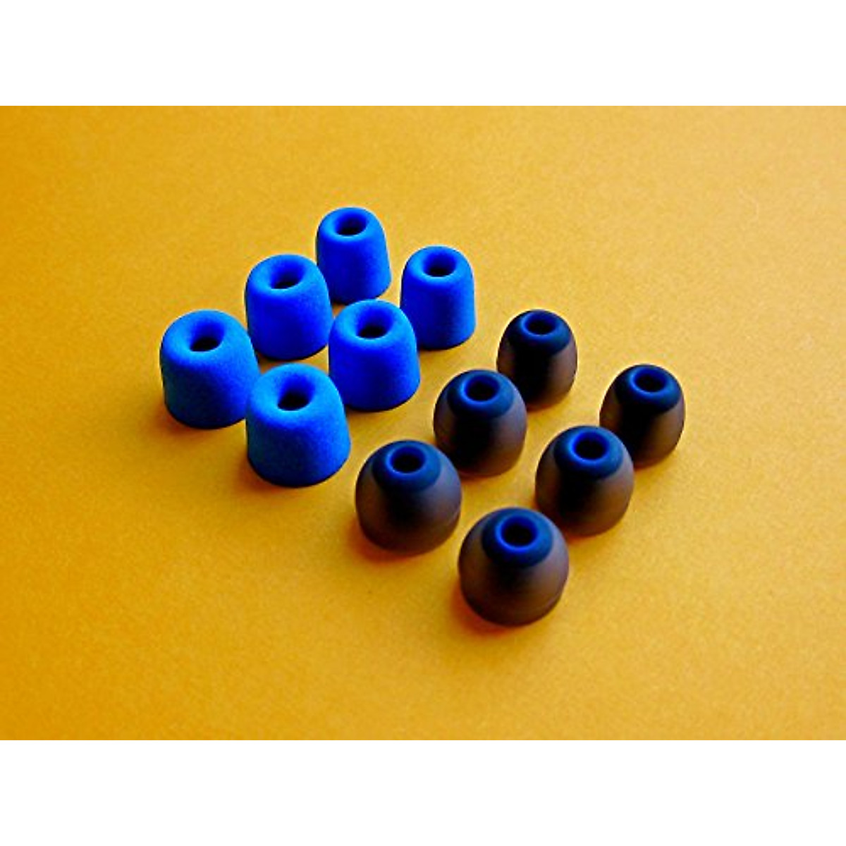 12pcs (BLMF-B)- S/M/L Premium Memory Foam and Round Replacement Eartips Earbuds Set Compatible with Jaybird Bluebuds X Earphones Headphones