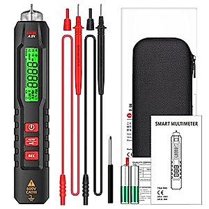 BSIDE Voltage Tester 3-Results Display Voltage Detector, Capacitance and Diode Measurement, Non-Contact AC Electricity Sensor Pen Live/Neutral Wire Check Breakpoint Locate V-Alert Tester