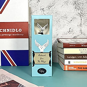 Creative Wizard Snowy Owl Bookmark Novelty Book Mark from The Magic School