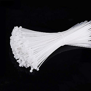 TAODAN 32pcs Wire Cube Grid Connector with Nylon Cable Ties,Wire Cube Plastic Connectors Snap Organizer for Closet Storage Wire Shelving (White)