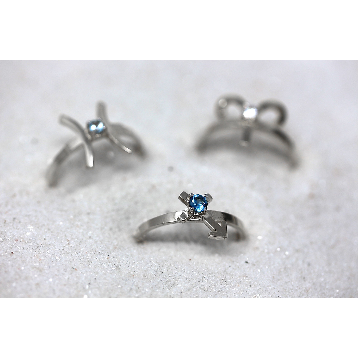 CaliRoseJewelry Sterling Silver Sagittarius Zodiac Ring for Women with December Birthstone (Size 8.5)