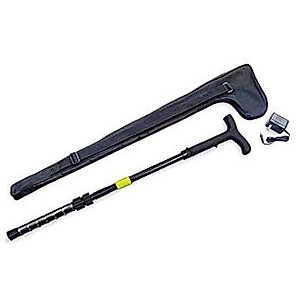 Walking Cane for men & women - Adjustable, heavy duty, 1 Million Volt Stun Device with ultra bright LED Flashlight