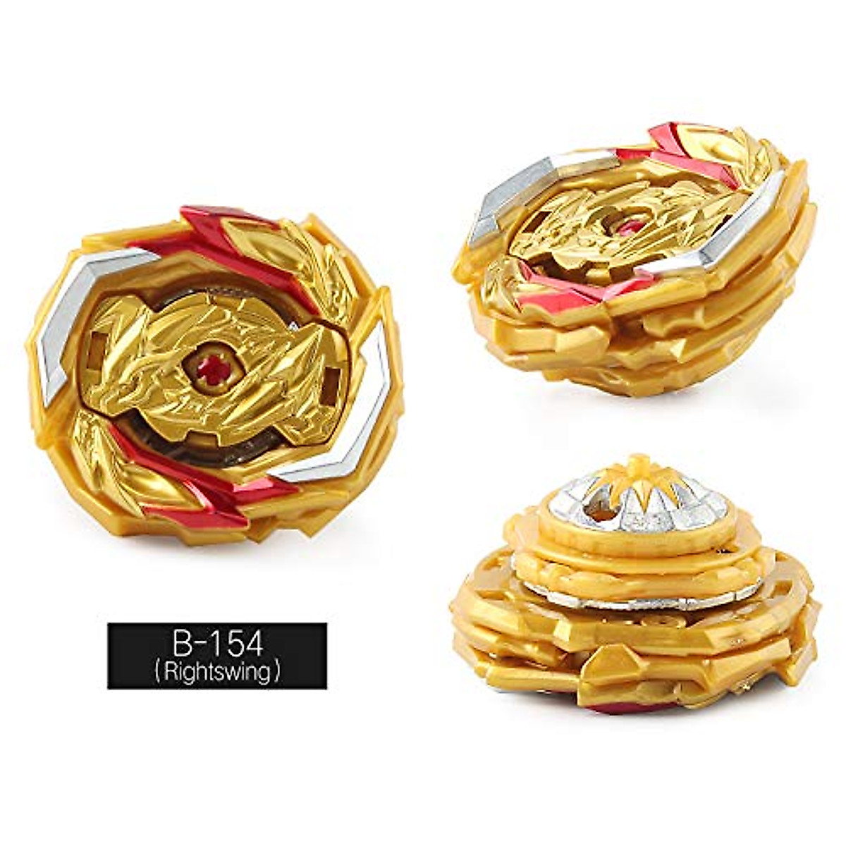 Bey Battle Burst Gyro Attack Blades Metal Fusion Evolution Combination with Arena, Launchers Grip & Battling Top(Golden)