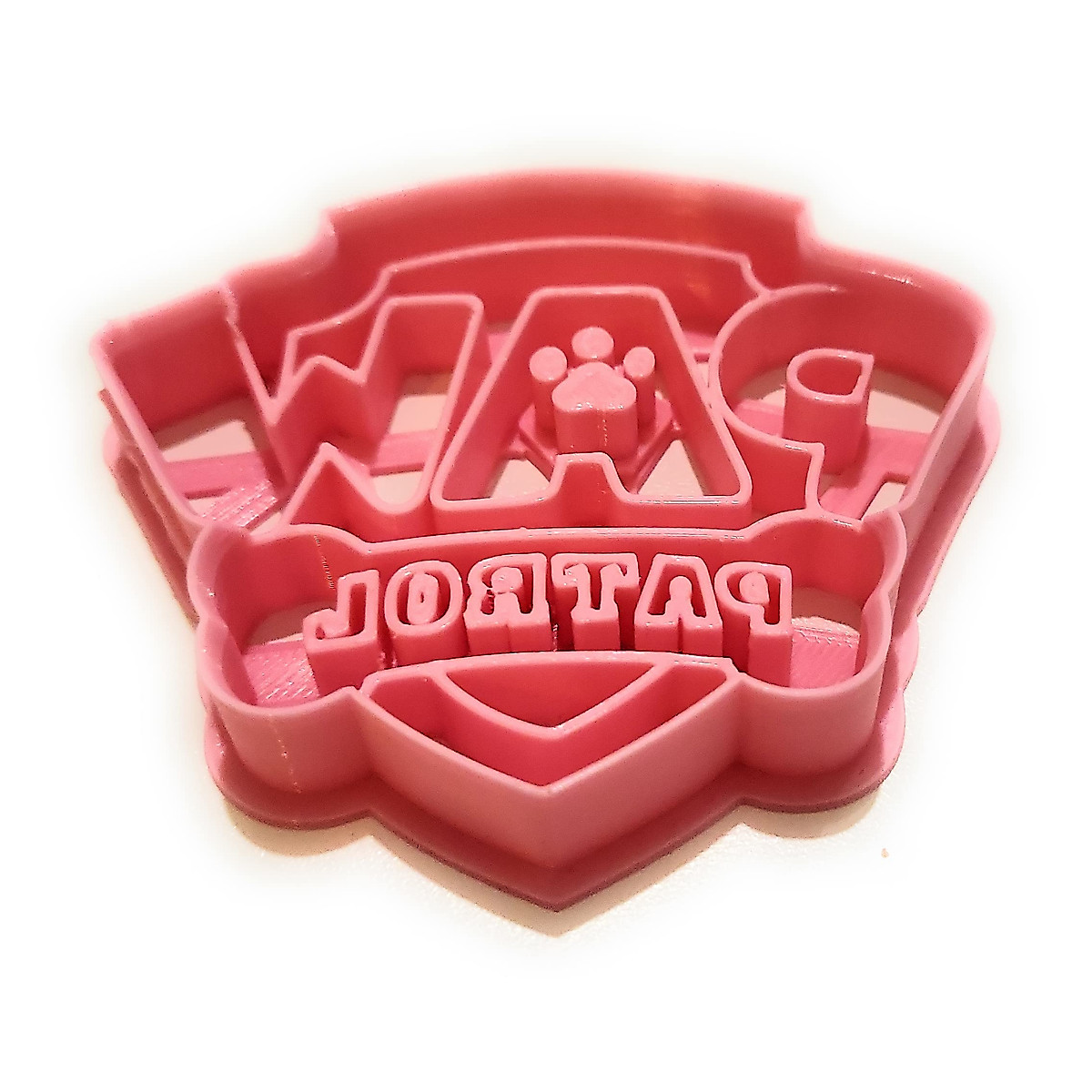 T3D Cookie Cutters Inspired By Paw Patrol Cookie Cutter, Suitable for Cakes Biscuit and Fondant Cookie Mold for Homemade Treats, 3.52 inch x 3.07 inch x 0.55 inch