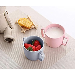 Golandstar Small Size Bamboo Fiber 230ml Adult Children Cups Mugs 4pcs Set Unbreakable Tumbler Mug Cup for Water, Milk, Juice, Tea