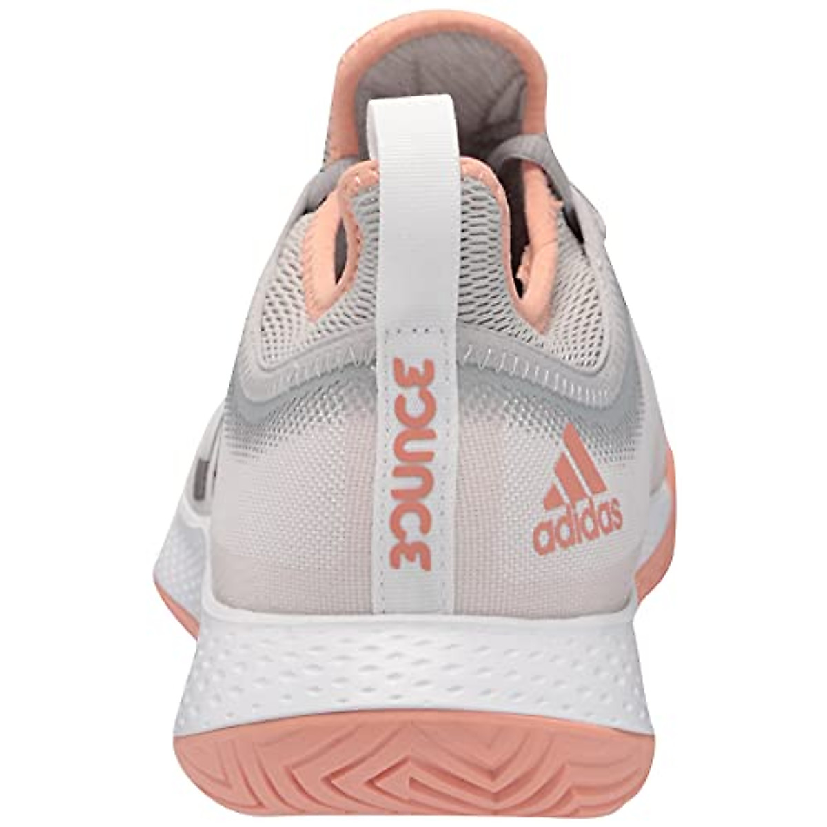 adidas Women's Defiant Generation Tennis Shoe, White/Black/Ambient Blush, 10