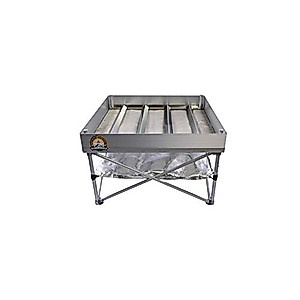 FIRESIDE OUTDOOR Frontier Grates | Dutch Oven Accessory for Pop-Up Fire Pit | Cook with Dutch Ovens | Extends The Life of Your Fire Mesh | 5lbs. Total Weight | Fits in Original Carrying Case