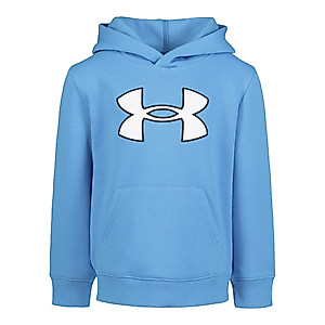 Under Armour Boys' Hoodie, Fleece Pullover, Logo & Printed Designs, Capri-CORE, 5