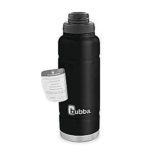 Bubba Trailblazer, Vacuum-Insulated Stainless Steel Water Bottle, 40oz., Licorice