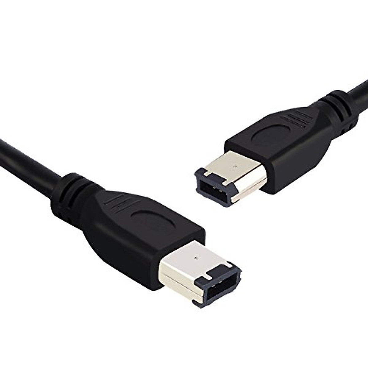 zdyCGTime 5FT 6 Pin to 6 Pin Firewire DV iLink Male to Male IEEE 1394 Cable(Black)