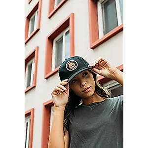 AMERICAN NEEDLE Hanshin Tigers League Japanese Nippon Baseball Adjustable Dad Hat, Hepcat, Black (43870A-HTI-BLK)