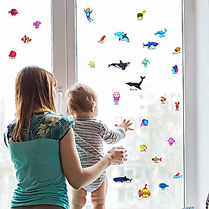 Stickers Book for Kids，3D Jelly Stickers，Reusable Stickers Book for Boys&Girls, 33pcs Reusable and Removable Stickers Kids Birthday Party Decorations for Wall Home Room