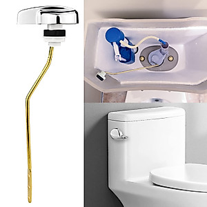 TOTO Toilet Replacement Parts, Upgraded Copper Handle Trip Lever Kit Universal for TOTO THU068#CP and Kohler, for TOTO St743S, St454E Toilet Tank Metal Material Side Mount Flush Handle