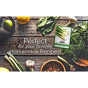 Green Onion Seeds for Planting - Tokyo Long White Bunching is A Great Heirloom, Non-GMO Vegetable Variety- 200 Seeds Great for Outdoor Spring, Winter and Fall Gardening by Gardeners Basics