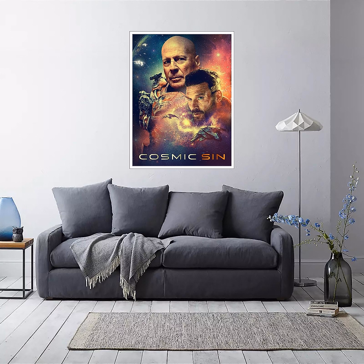 Cosmic Sin Movie Poster Canvas Prints Action Movies Science Fiction Movies Poster Wall Art For Home Office Cinema Decorations Unframed 10"x8"