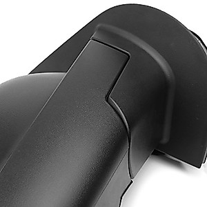 GM1321325 Factory Style Passenger Right Side Mirror - Manual Folding | Power Adjustment | Heated Glass - Compatible with Chevy Silverado Tahoe/GMC Sierra Yukon XL 07-14, Textured Black