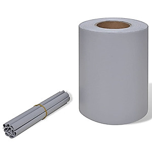 Garden Privacy Screen,Garden Fence Border,Portable Fence,Privacy Fence,Fencing for Yard,Private Fence,Garden Fence for Dogs,for Patio,Backyard,Outdoor Pool,Porch,PVC 229.7'x0.6' Light Gray