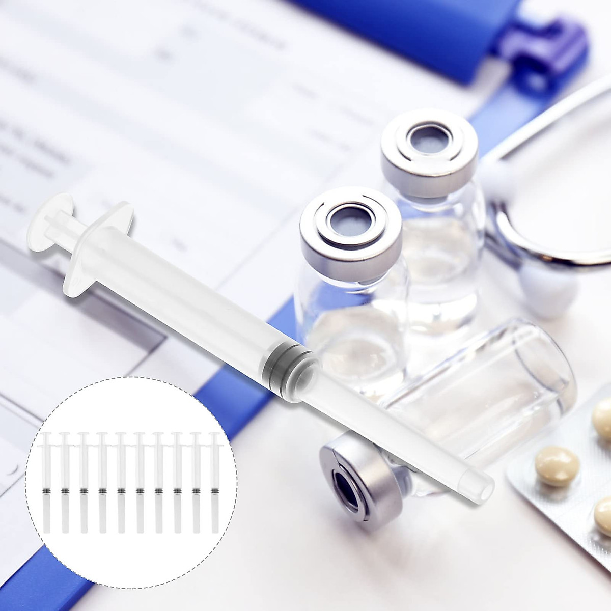 FOMIYES Nose Wash 10pcs Disposable Lube Applicators Shooter Personal Lubricant Nasal Hemorrhoids Syringe Launcher Syringe for Women Men 3g Lash Applicator