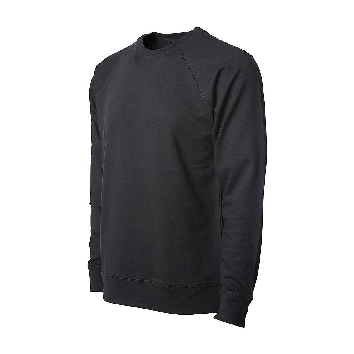 Independent Trading Co. - Icon Lightweight Loopback Terry Crewneck Sweatshirt - SS1000C - 2XL - Black
