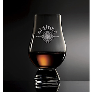 Glencairn Official Scottish Engraved 'Slainte Celtic Cross' Whisky Spirit Tasting Glass 170ml 6 floz
