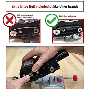 JOUNJIP Mini Miter Cut-Off Chop Saw for Hobby Miniature Model Making, Arrow Shafts, Zinc Stained Glass Came, 223/5.56 Brass - Cuts Max. 1/2"High x 1/2"Wide or 1/4"H x 3/4"W