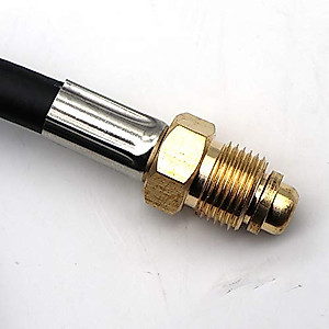 KIPA Gas Hose For For Argon Flowmeters Regulators TIG Welder MIG Welding CO2 Flowmeter 10 to 60 CFH - 0 to 4000 psi pressure gauge CGA580 Fits Miller Lincoln Mig Tig (Gas Hose)