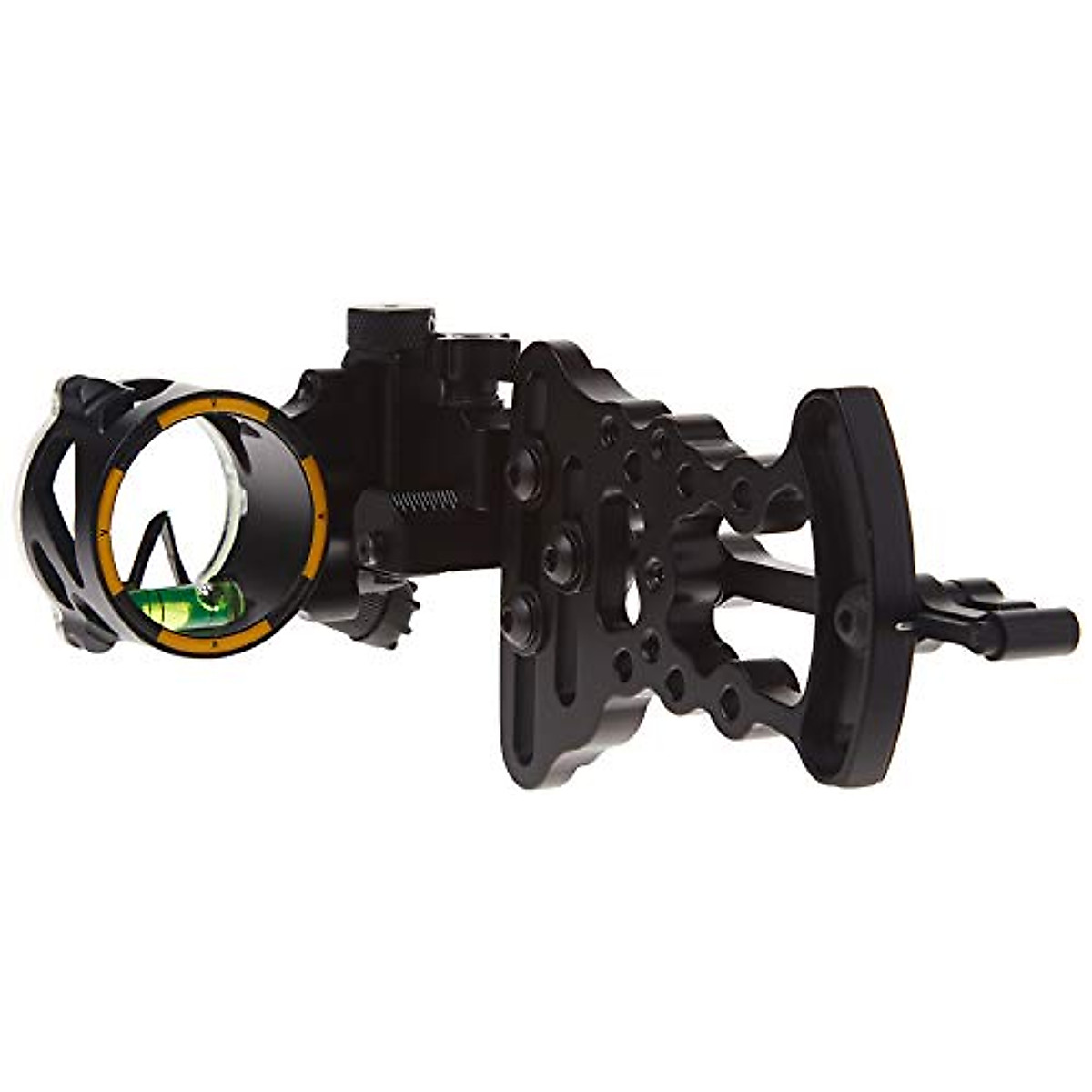Trophy Ridge Alpha Slide Archery Bow Sight - A-Shaped .019” Single Pin Sight for Unbeatable Visibility, Right Hand