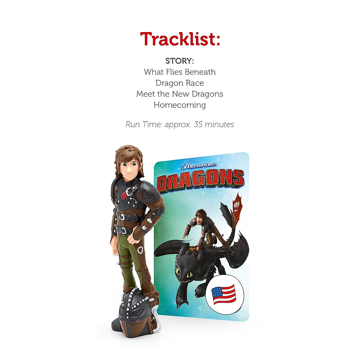 Tonies Hiccup Audio Play Character from How to Train Your Dragon Kids