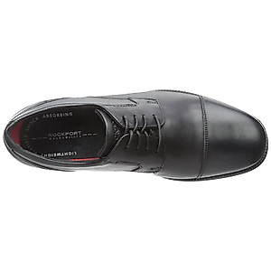 Rockport mens Charles Road Cap Toe oxfords shoes, Black, 11 US