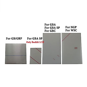 ucky Do for Gamboy Color Pocket GBA GBC GBA SP NGP Backlit Screen Modify Polarized Film Polarizer Filter Film (for GBA GBC GBASP)
