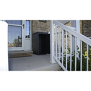 RTS Home Accents Parcelwirx Secure Package Delivery Box Locker, Graphite