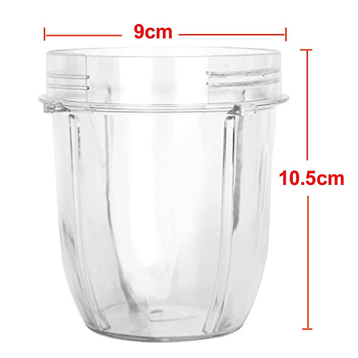 Replacement Parts 12 oz. Cup For Auto-iQ Nutri Ninja BL2012/BL2013/BL450/BL456/BL480/BL480D/481/482/486/487/487A/488W/490/491/492/492W/640/642/642W/642Z/680A/682/NN100/NN100A/NN101/NN102 (1)