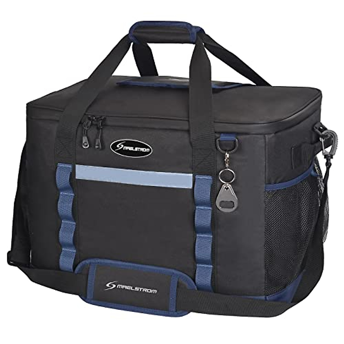 Maelstrom ICY Hollow Cooler Bag,75 Cans Collapsible Soft Sided Cooler,Extra Large Insulated Leakproof Lunch Cooler Bag,Portable for Grocery Shopping,Camping,Tailgating and Road Trips, G: 75 Can Black