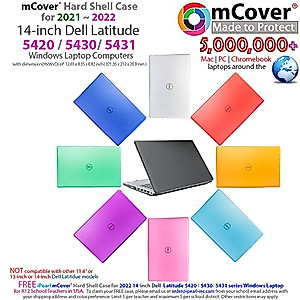mCover Case Compatible ONLY for 2021～2023 14" Dell Latitude 5420 5430 5440 Windows Notebook Computer (NOT Fitting Any Other Dell Models) - Purple