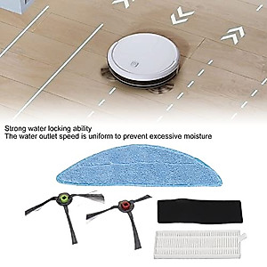 Robot Cleaner Rag Filter Set Main Brush Side Brushes Cleaning Cloth Mop Cloth Rags for Yeedi K600 K700 K680