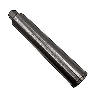 2-1/2" Crown Wet Core Bit for Precast Concrete and Wired Mesh, 10mm Segment Height, 14" Drilling Depth, Wet Only, 1-1/4"-7 Arbor