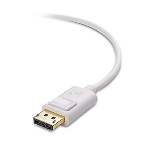 Cable Matters 3.3-Foot Short USB C to DisplayPort Cable (USB-C to DisplayPort Cable, USB C to DP Cable) Supporting 8K 60Hz in White - Thunderbolt 3 Port Compatible with MacBook Pro, Dell XPS 13 and Mo
