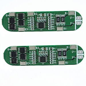 2Pcs 4S 14.4V 14.8V 16.8V 5A 18650 Li-ion Lithium Battery Charger Protection Board Overcharge Protection BMS PCB Circuit Module