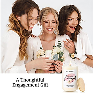 Engagement Gifts for Couples Engagement Candle Gifts for Newly Engaged Couples Engagement Gifts for Her Engaged Gifts Engaged Candle Engagement Party Gifts for Couples Women Her Future Mrs Gifts 14oz