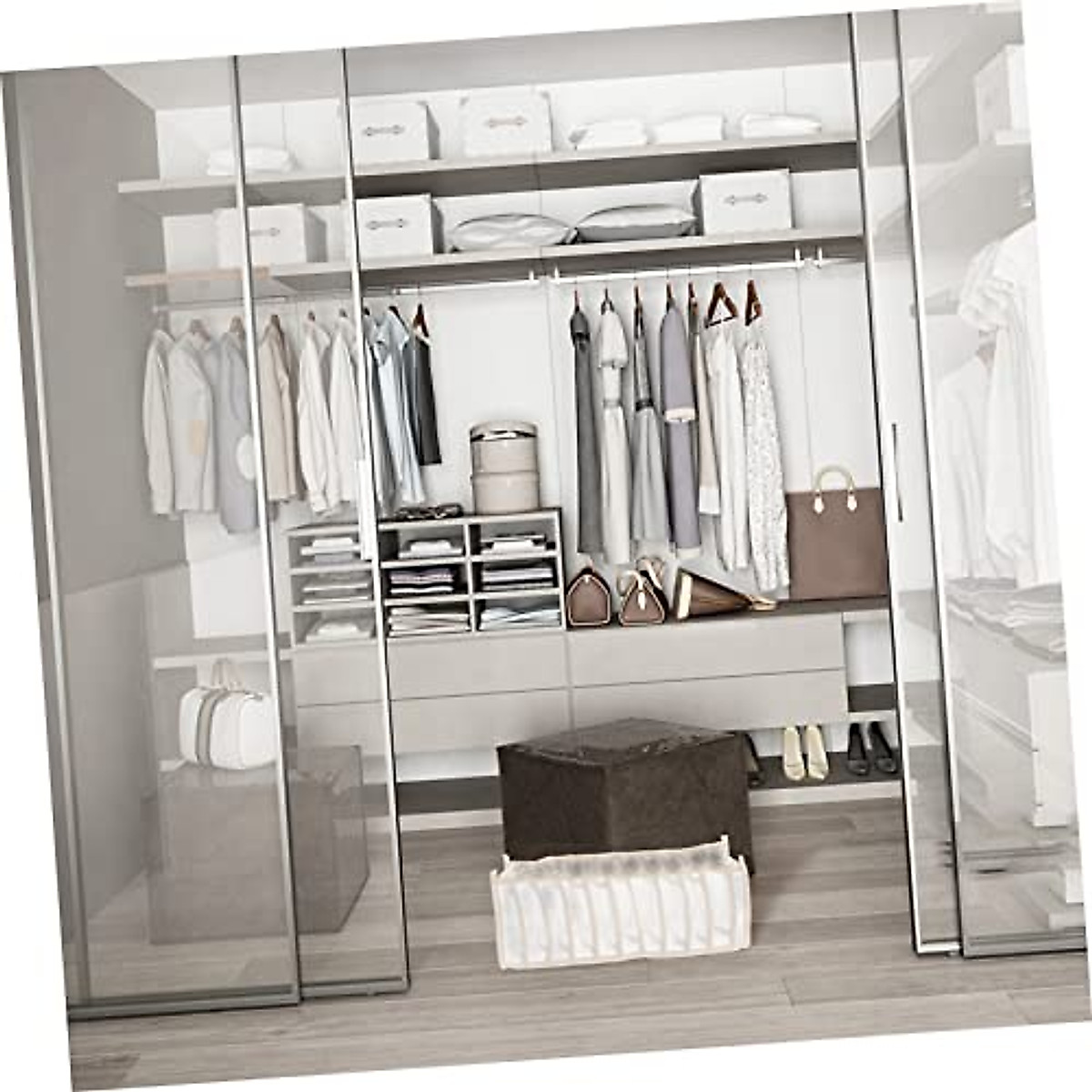 Alipis Bra Storage Box Storage Drawer Clothing Drawers Glove Compartment Organizer Closet Socks Organizer Drawer Divider Box Clothes Drawer Organizer Multiple Grids Box Bra Organizer Desk