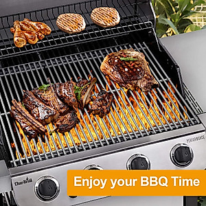 Grill Cooking Grates Replacement Parts for Charbroil Performance 4 Burner Gas Grill, 18 Inch Grill Grid for Char-broil 463376319 463376519 463375619 463376419 G470-0003-W1, G470-0002-W1,G321-0005-W1
