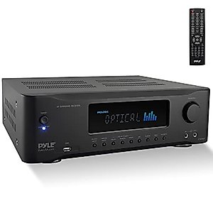 Pyle 5.2-Channel Hi-Fi Bluetooth Stereo Amplifier - 1000 Watt AV Home Speaker Subwoofer Sound Receiver w/Radio, USB, RCA, HDMI, MIC in, Wireless Streaming, Supports 4K UHD TV, 3D, Blu-Ray - PT694BT.5