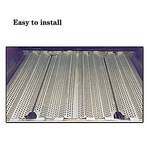 Cmanzhi S9D081 (4-Pack) 23 1/8" 16Ga Stainless Steel Heat Plate Replacement for Viking VGBQ 30 in T Series, VGBQ 41 in T Series, VGBQ 53 in T Series, VGBQ30, VGBQ41, VGBQ53