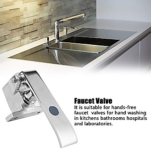 Knee Valve, Hands‑Free Easy to Install Faucet Parts, G1/2 Thread for HomeSingle Temperature Knee Valve