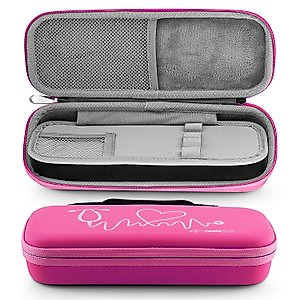 Primacare KB-9297-PK Pink Stethoscope Case, Supplies NOT Included, for Stethoscopes and Medical Supplies, Multiple Compartments, Portable and Lightweight First Aid Kit Bag, Accessories for Nurses
